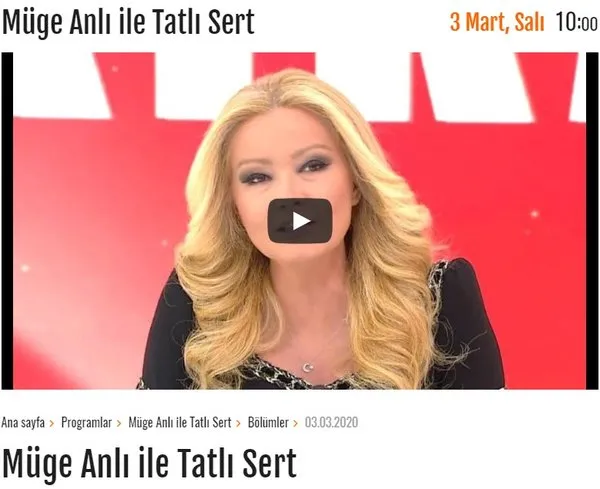 Son dakika... Müge Anlı ile Tatlı Sert 3 Mart Salı canlı yayın izle ... Son dakika... Müge Anlı ile Tatlı Sert 3 Mart Salı canlı yayın izle ...