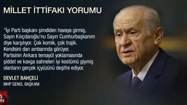Bahçeli’den 7’li koalisyona sert sözler