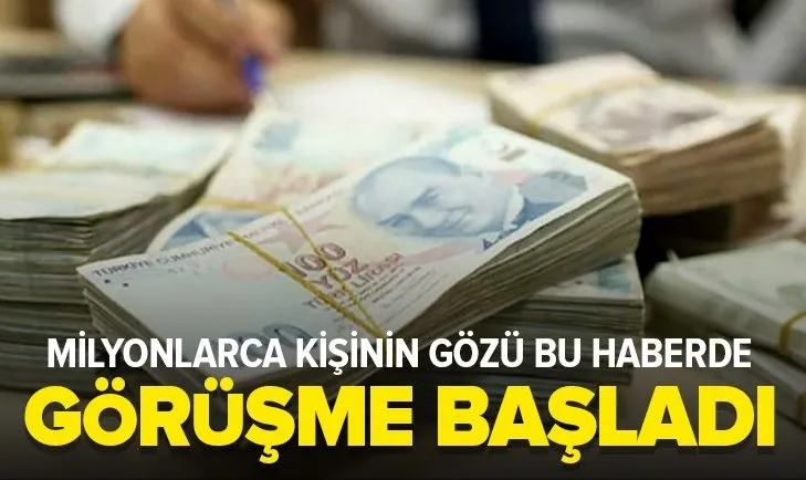 Görüşme başladı! Milyonlarca memurun gözü bu haberde Görüşme başladı! Milyonlarca memurun gözü bu haberde