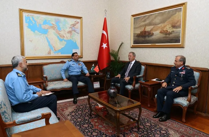 Bakan Hulusi Akar Pakistan Hava Kuvvetleri Komutanı Orgeneral Sidhu’yu ... Bakan Hulusi Akar Pakistan Hava Kuvvetleri Komutanı Orgeneral Sidhu’yu ...