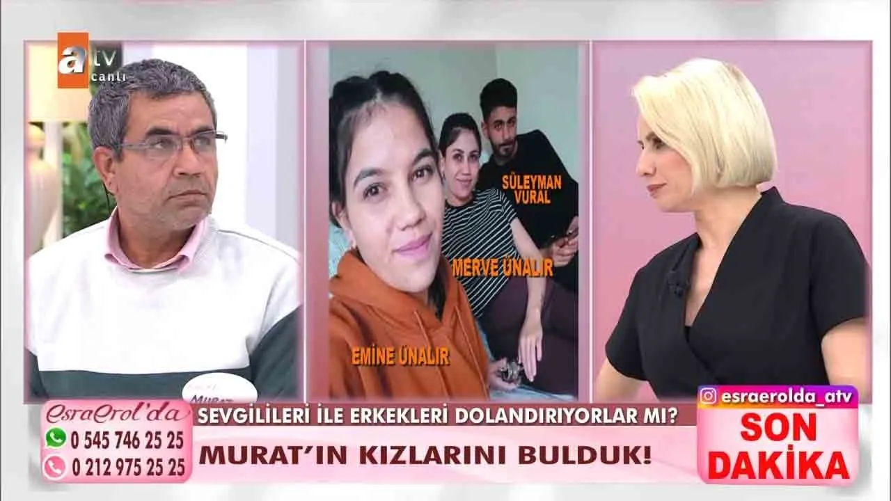 Esra Erolda Akılalmaz Olay Baba Feryat Etti 2 Kızım Erkekleri Dolandırıyor Esra Erol şaştı