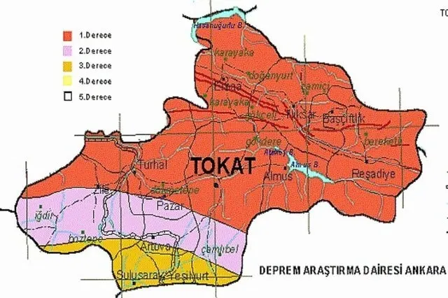 Tokat’ta 5,6 büyüklüğünde deprem! Hangi ilçeler fay hattı üzerinde ...