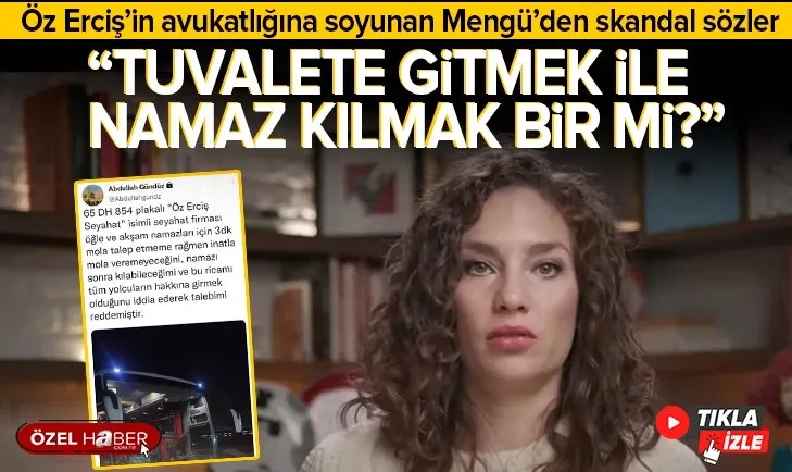 Nevşin Mengü Öz Erciş’in avukatlığına soyundu: Tuvalete gitmek ile ... Nevşin Mengü Öz Erciş’in avukatlığına soyundu: Tuvalete gitmek ile ...