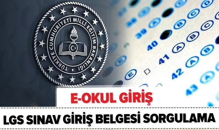 MEB son dakika: e Okul giriş ile LGS sınav giriş belgesi nasıl alınır ... MEB son dakika: e Okul giriş ile LGS sınav giriş belgesi nasıl alınır ...