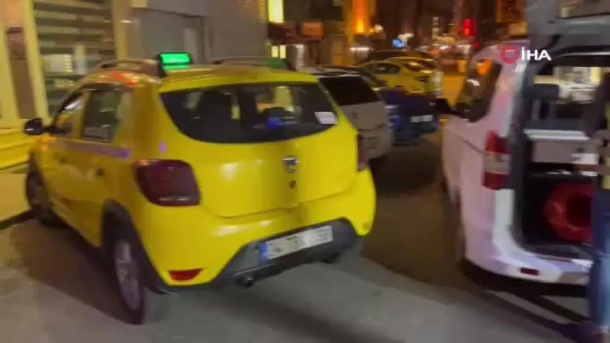Fatih'te taksi 25 bin 250 lira ücret aldı