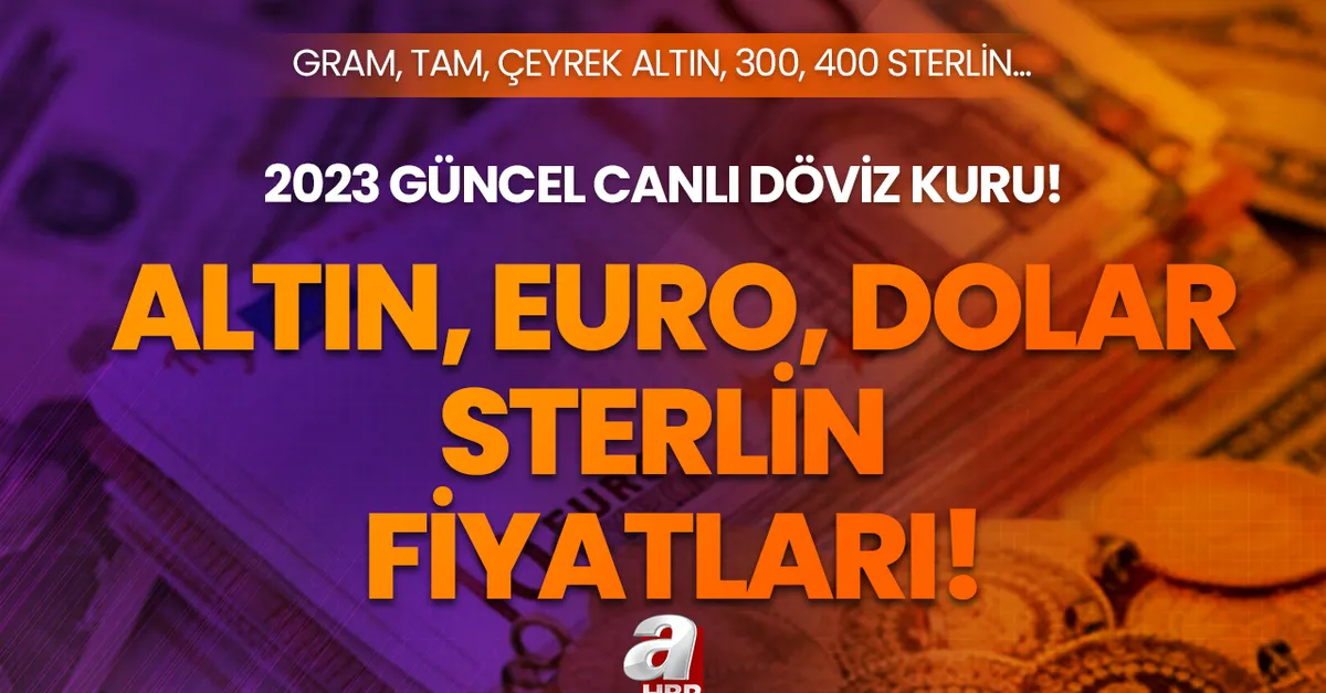 GÜNCEL DÖVİZ KURU 7 HAZİRAN 2023! Dolar, euro, altın, sterlin fiyatları ...