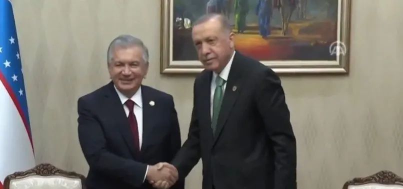 Son dakika: Başkan Erdoğan Özbekistan Cumhurbaşkanı Şevket Mirziyoyev ... Son dakika: Başkan Erdoğan Özbekistan Cumhurbaşkanı Şevket Mirziyoyev ...