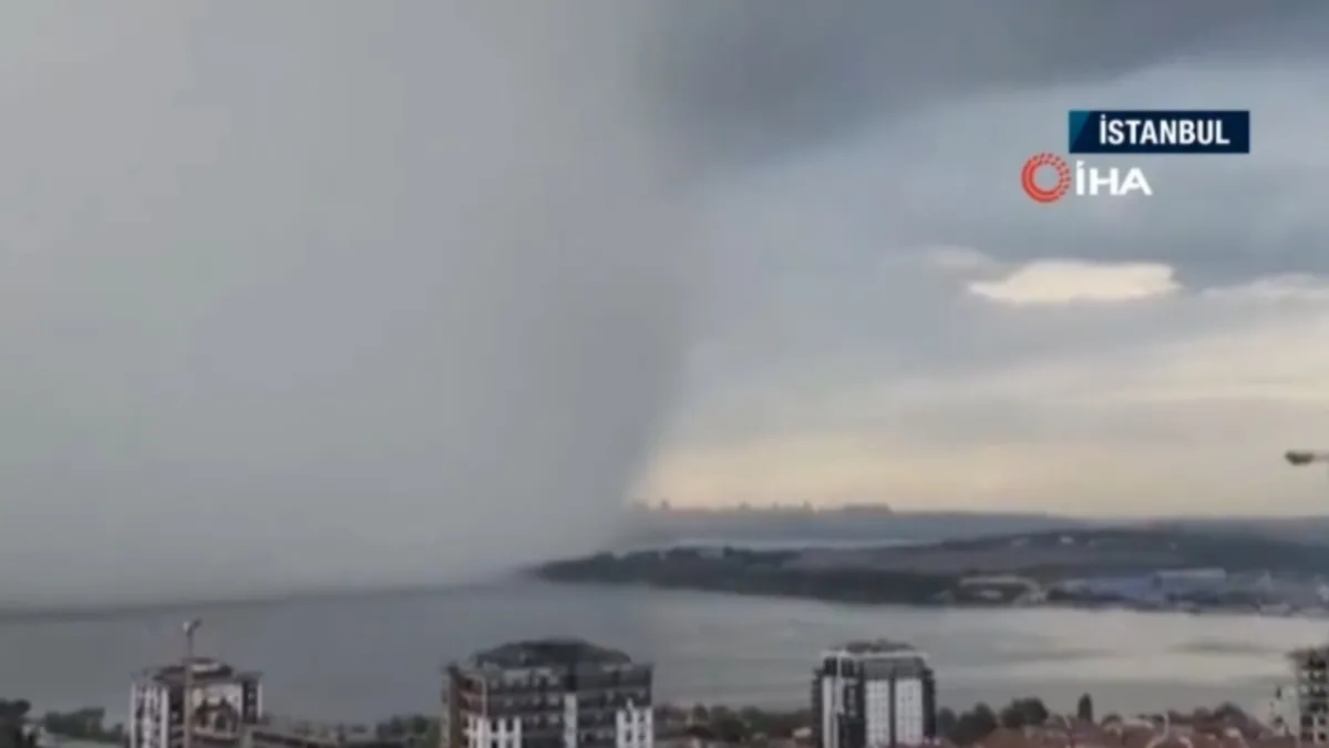 İstanbul’da yağmur bulutu korkuttu